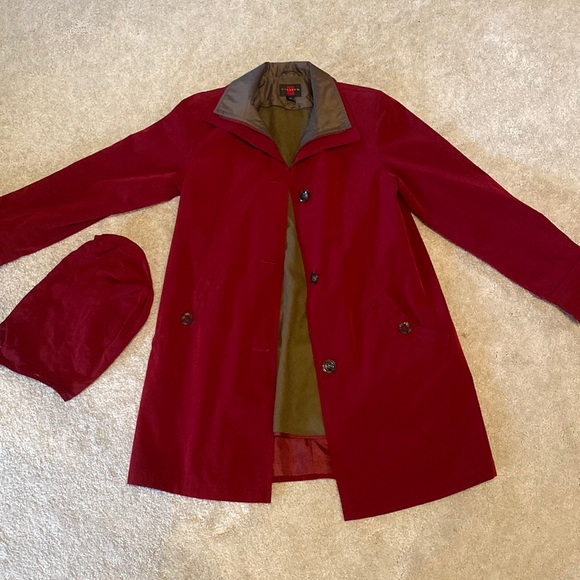Jackets & Coats | Red Rain Jacket | Poshmark